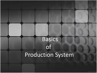 Pull Vs. Push Production | PPTX