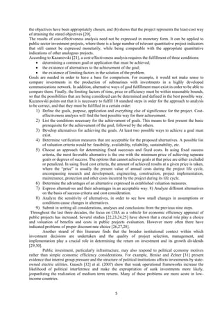 EFFICIENCY PROBLEMS IN PUBLIC SECTOR PROJECTS PLANNING AND ...