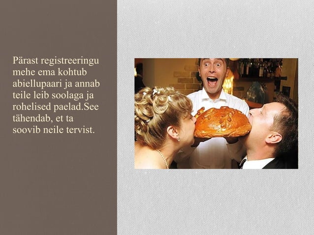 Pulma traditsioonid bulgaarias | PPT