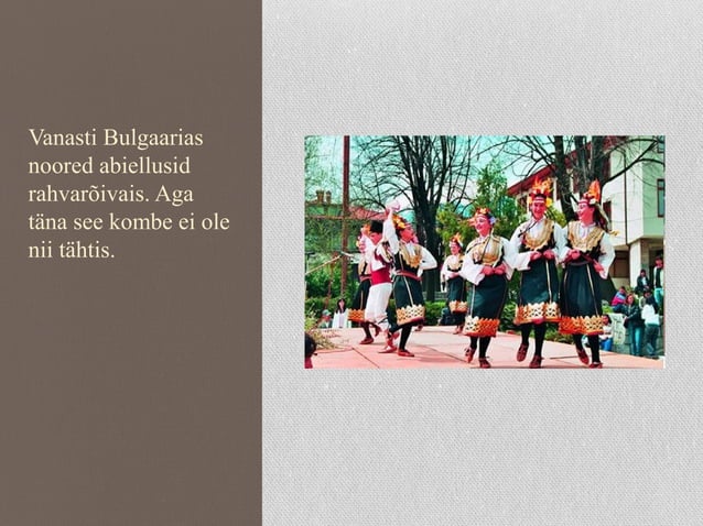 Pulma traditsioonid bulgaarias | PPT