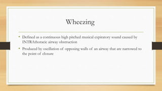 Approach to Lung Sounds.ppt