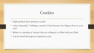 Approach to Lung Sounds.ppt
