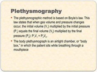 pulmonary function test Another name for pulmonary function tests is ...