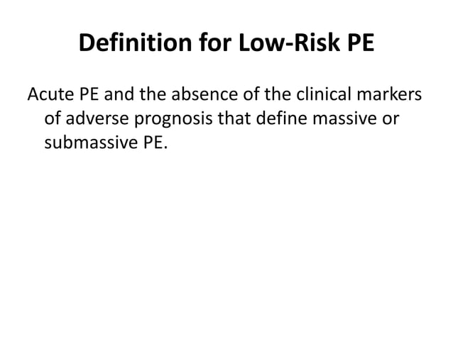 Pulmonary embolism | PPTX