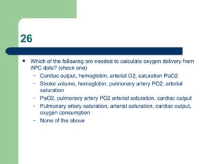 Pulmonary Artery Catheter Questionnaire | PPT