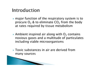 Pulmonary host-defence | PDF