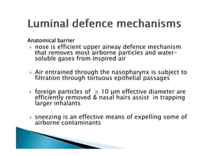 Pulmonary host-defence | PDF
