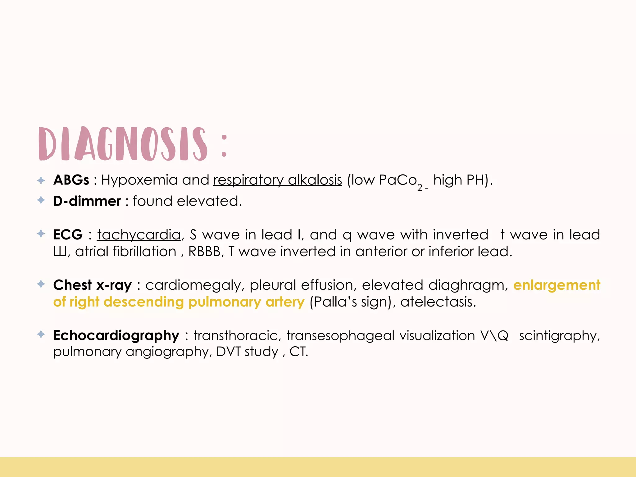 Pulmonary embolism. | PDF