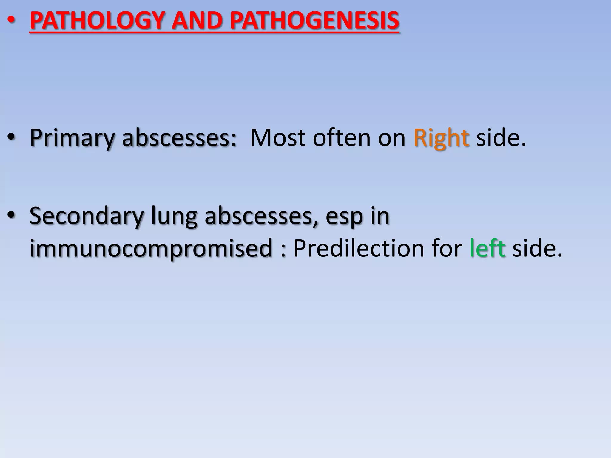 Pulmonary Abscess in Children .. Dr Padmesh | PPTX