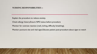 Pulmonary angiography procedure and its steps | PPTX