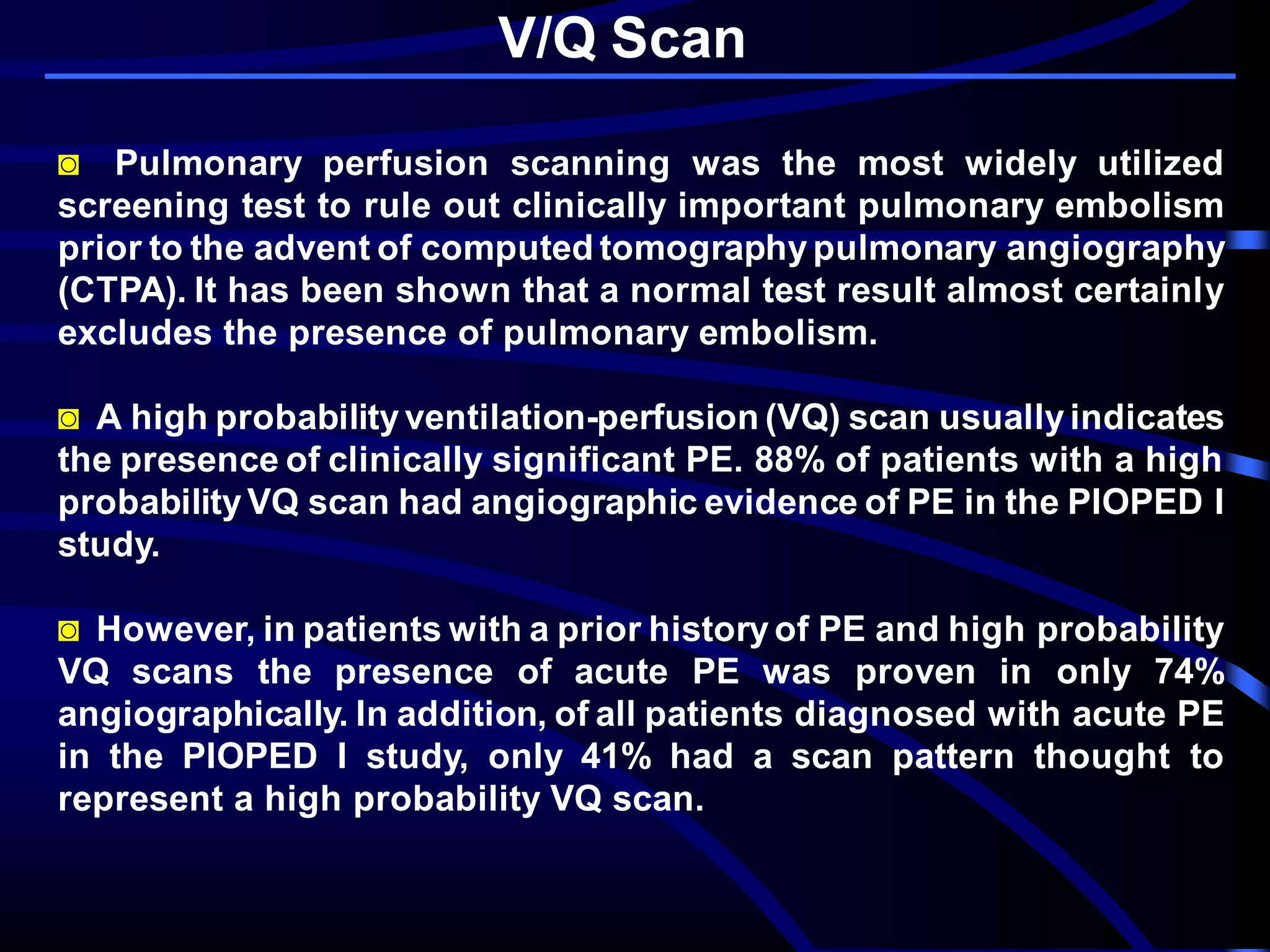 Pulmonary Artery Anatomy and Pulmonary Embolism | PDF