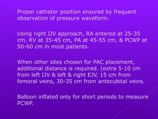 Pulmonary artery catherisation | PPT