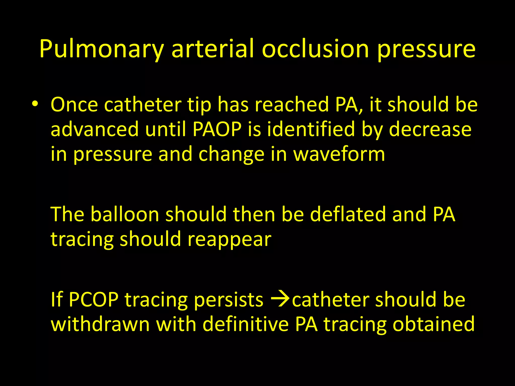 Pulmonary artery catheter | PPTX
