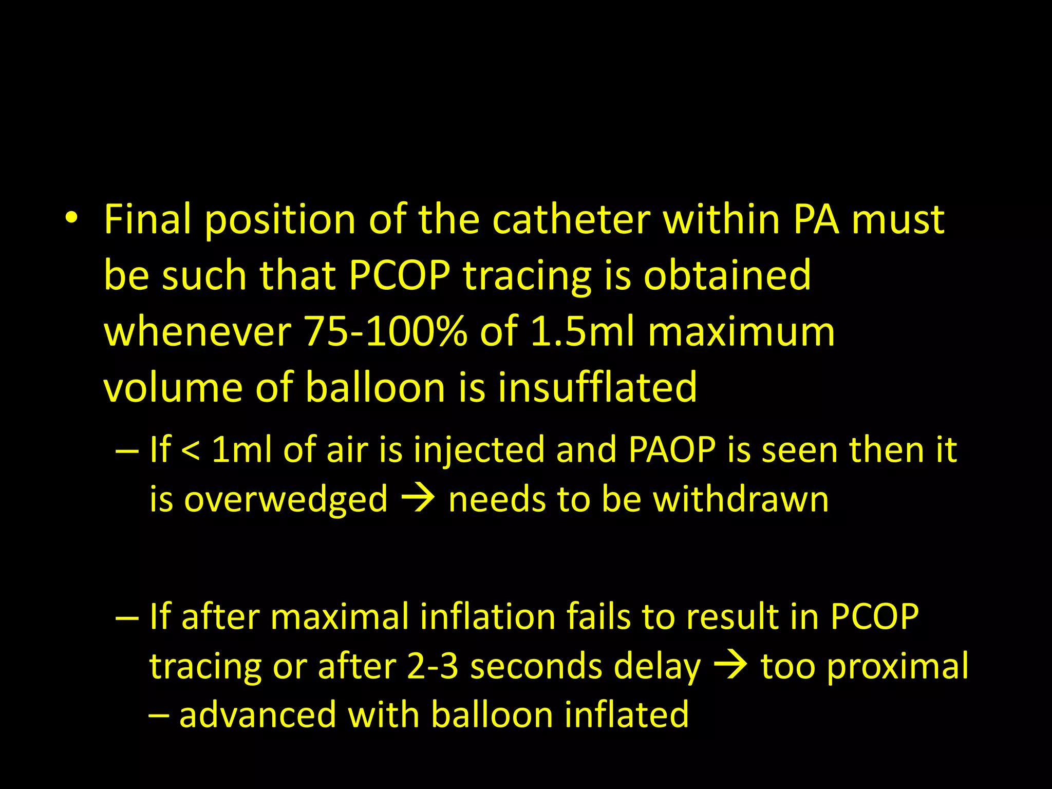 Pulmonary artery catheter | PPTX