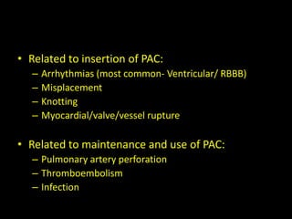 Pulmonary artery catheter | PPTX