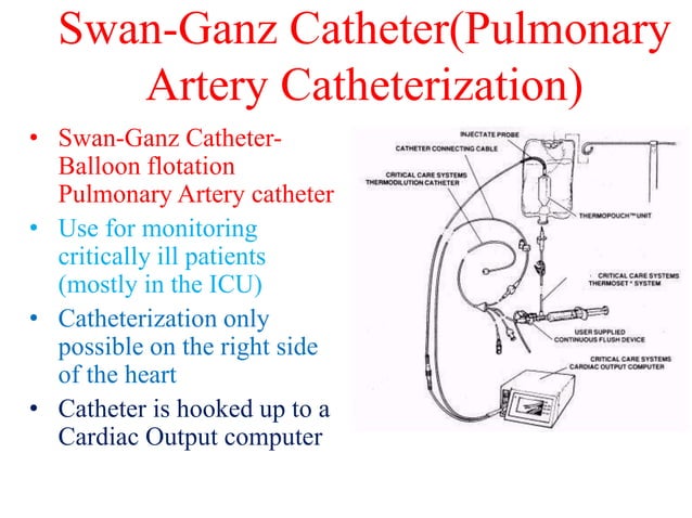 Pulmonary artery catheterization