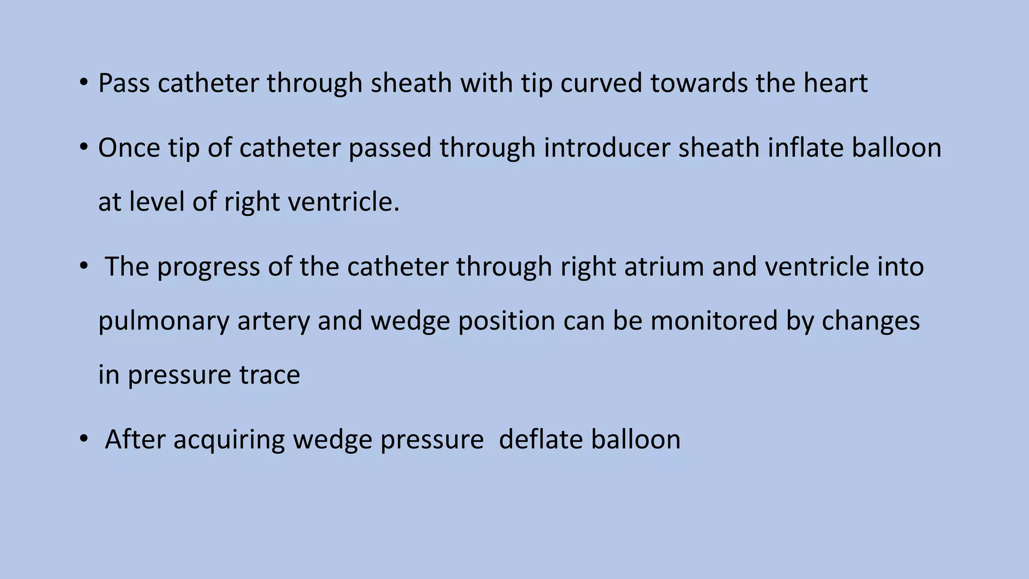 Pulmonary artery pressure monitoring | PPTX
