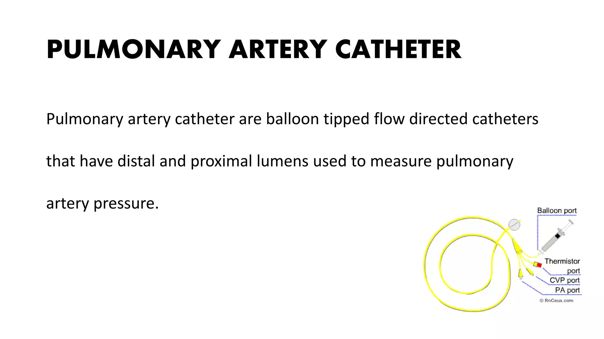 Pulmonary artery pressure monitoring | PPTX