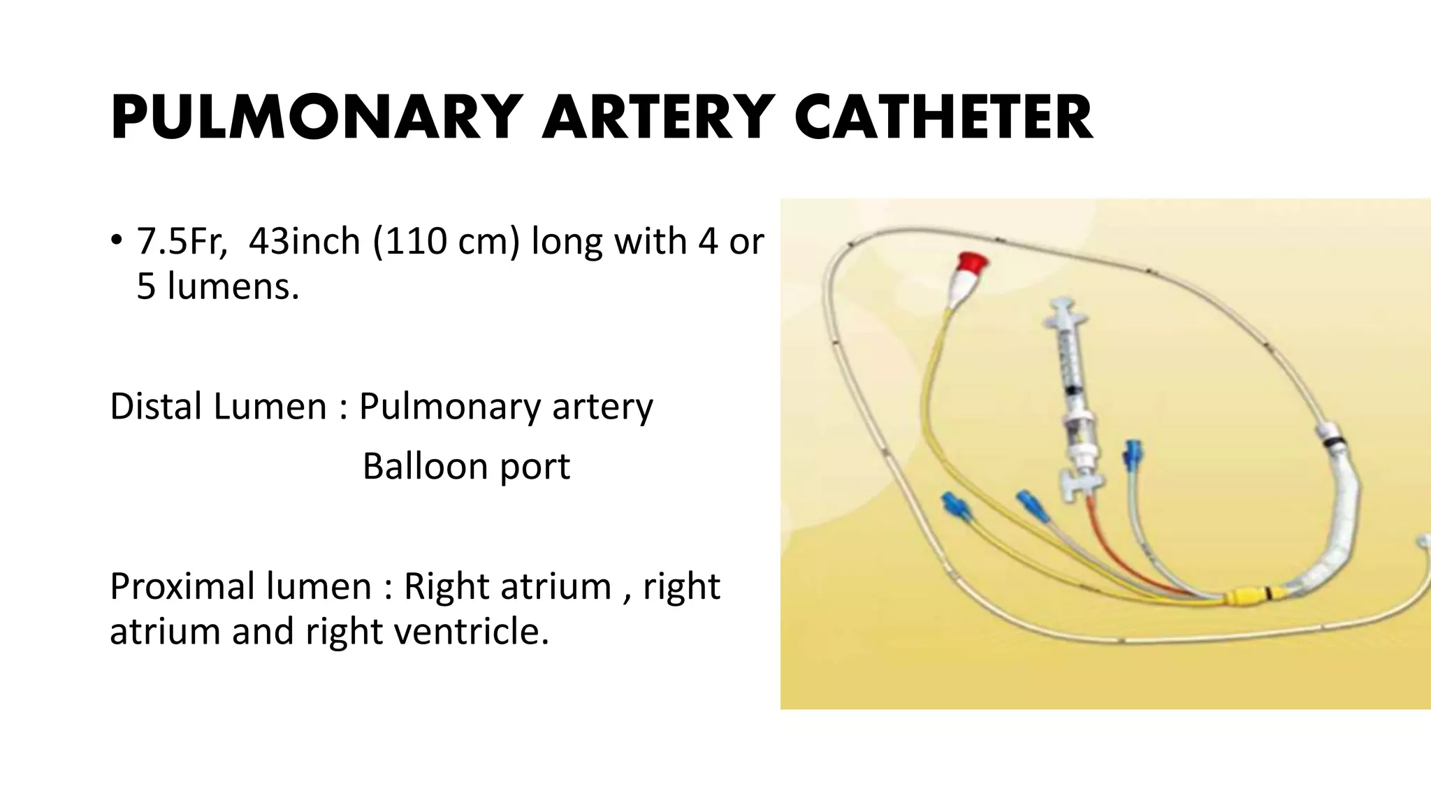 Pulmonary artery pressure monitoring | PPTX