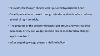 Pulmonary artery pressure monitoring | PPTX