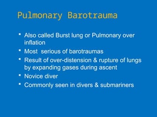 Understanding pulmonary barotrauma in diving.pptx