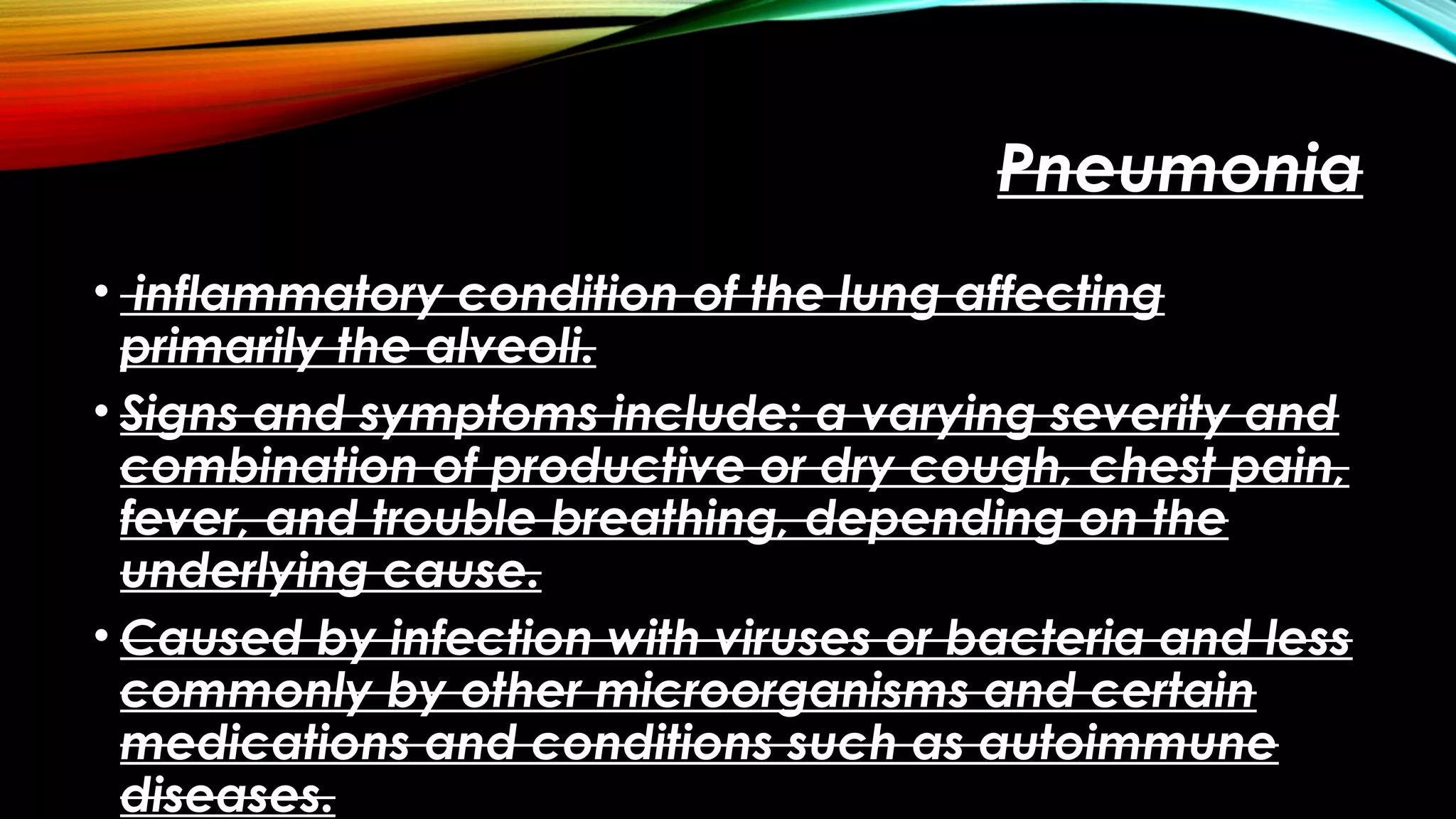 Pulmonary causes of chest pain | PPT