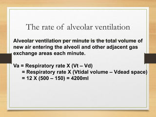 Pulmonary Ventilation and Pulmonary circulation | PPTX