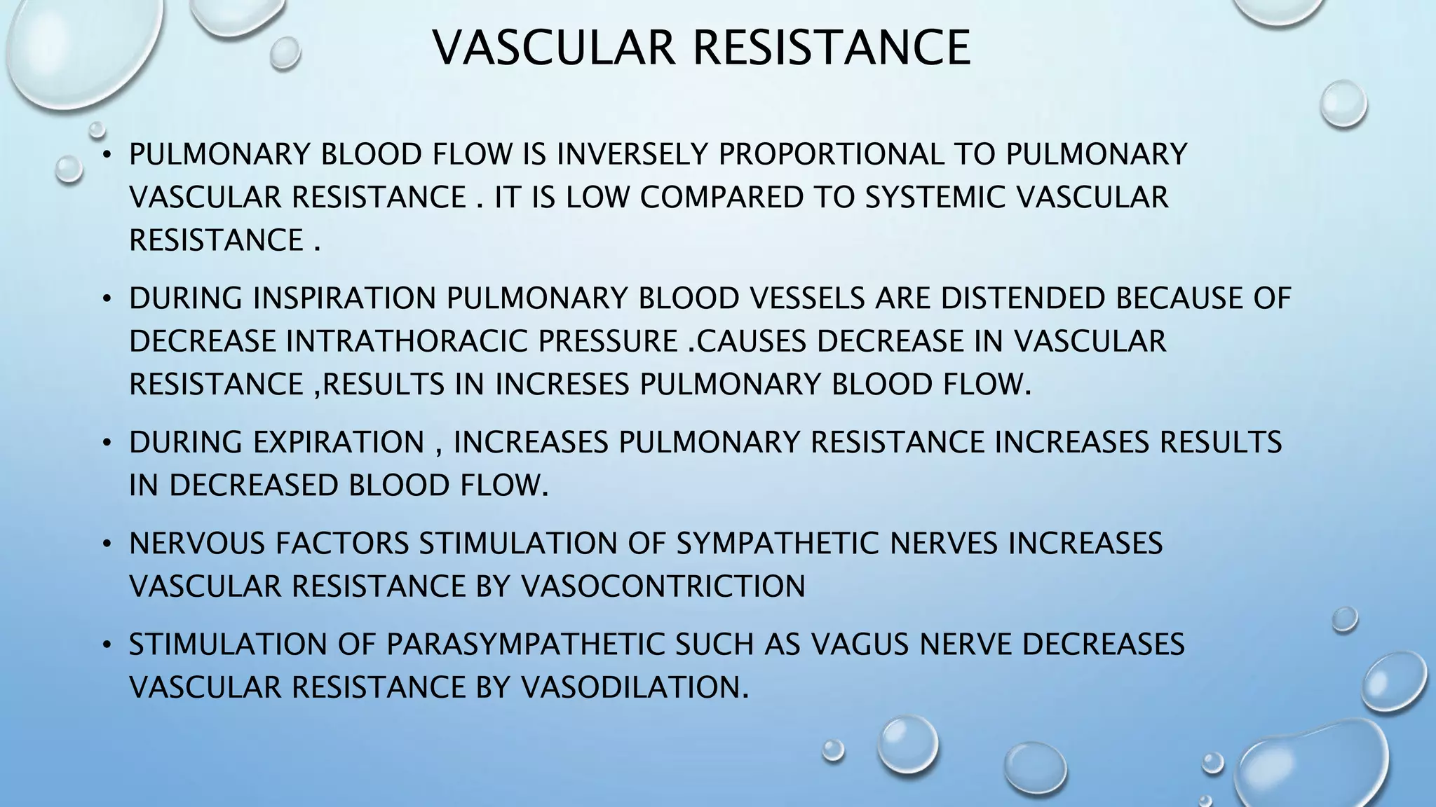 PULMONARY CIRCULATION PHYSIOLOGY | PPTX