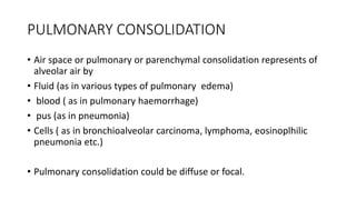 PULMONARY COLLAPSE AND CONSOLIDATION.pptx | Lung and Respiratory Health ...
