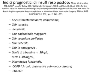 Pulmonary complications risk | PPT