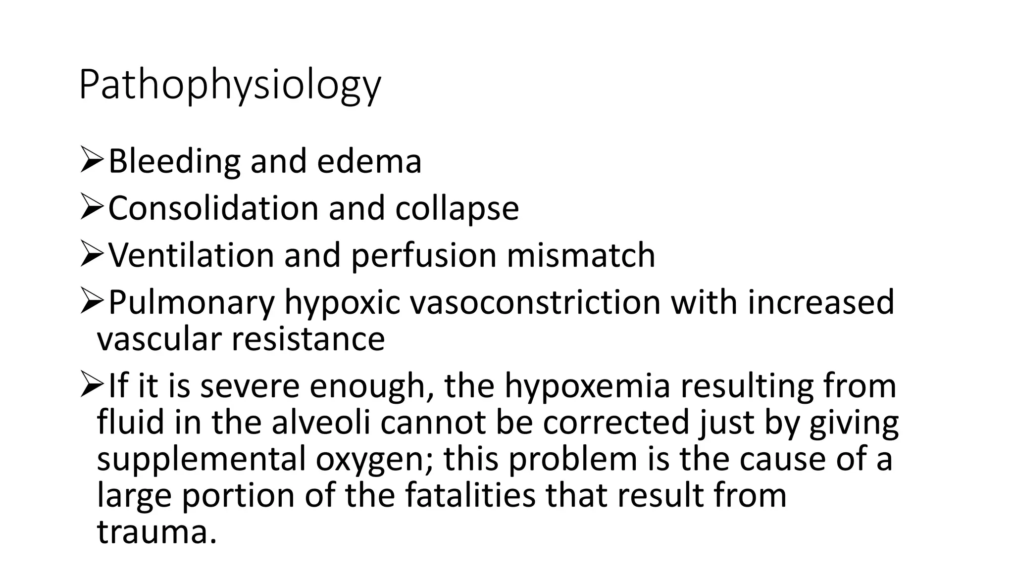 Pulmonary contusion | PPTX