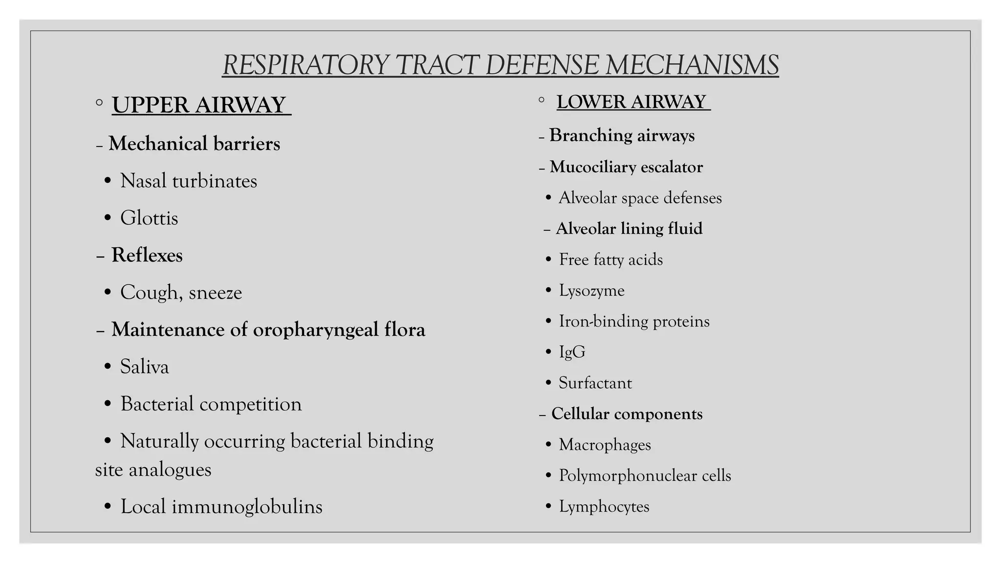 PULMONARY DEFENSE MECHANISM Pulmonary.pptx
