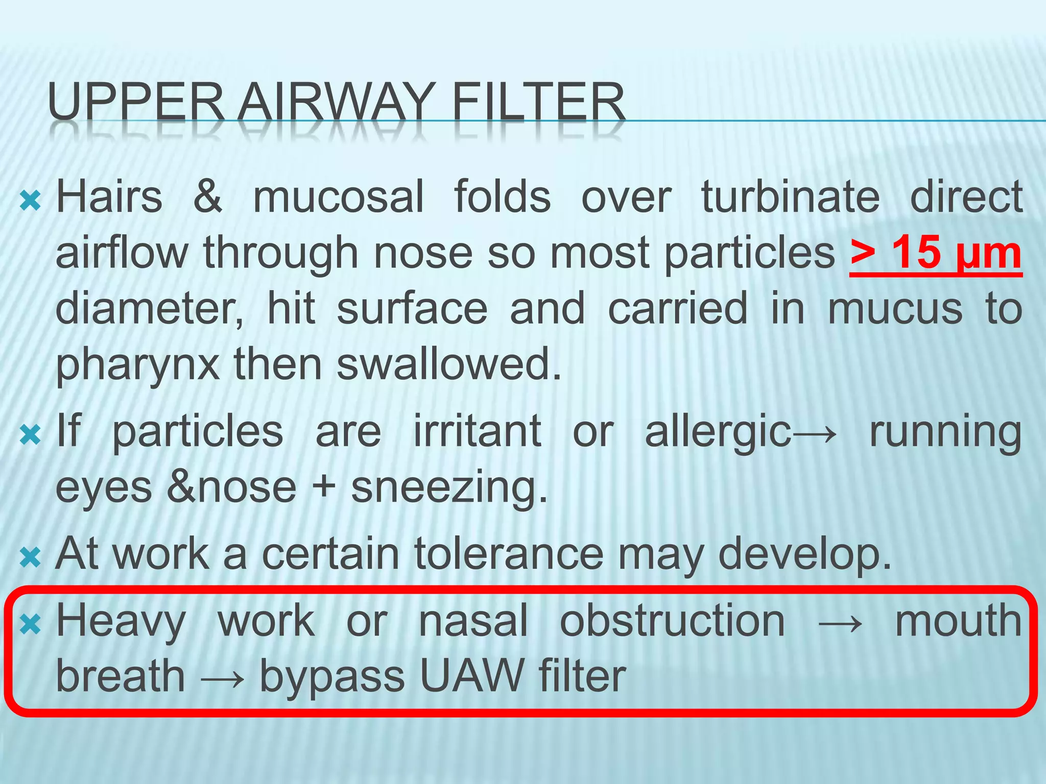 Pulmonary defense mechanisms | PPSX