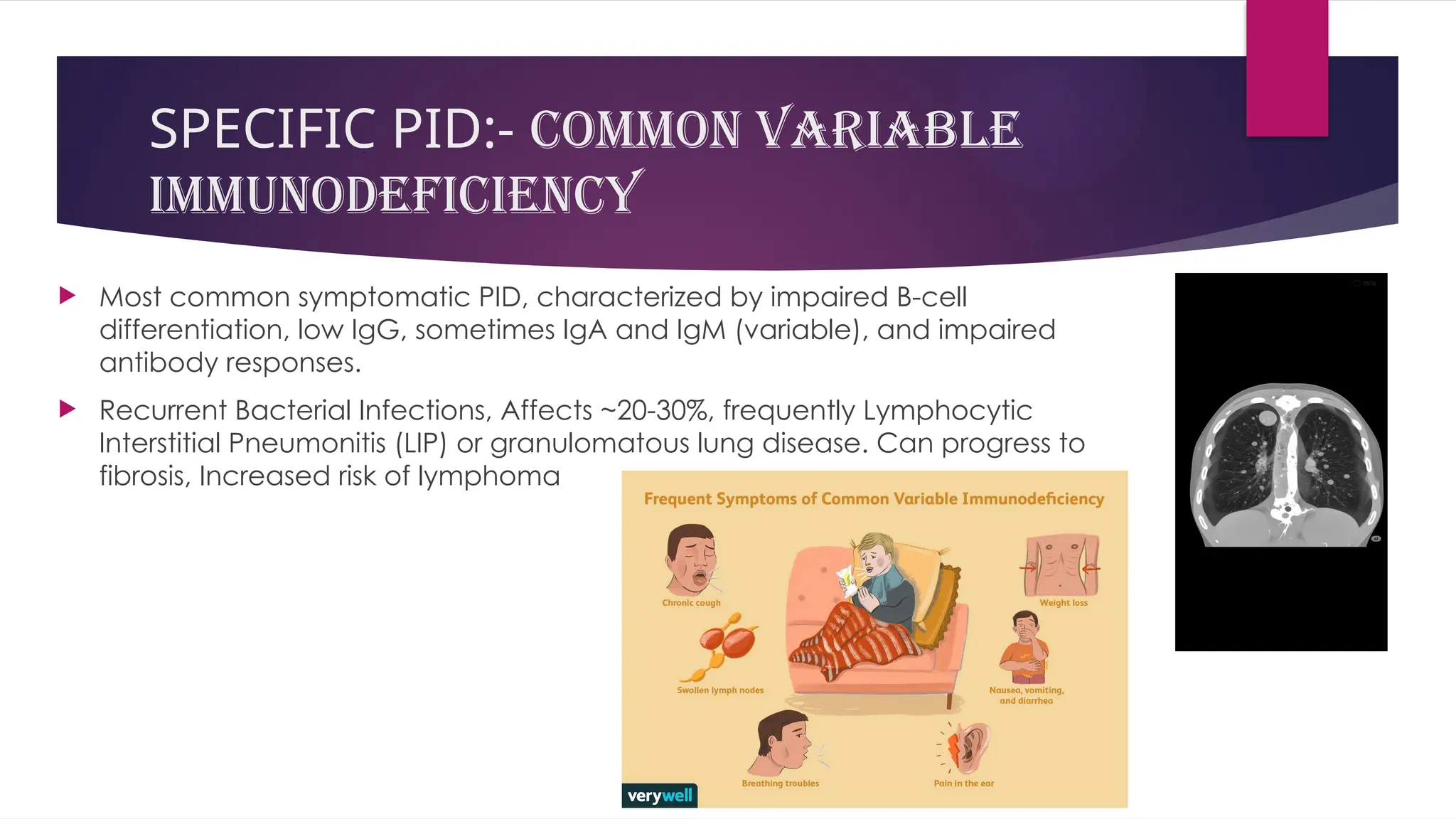 PULMONARY MANIFESTATION OF PRIMARY IMMUNODEFICIENCY | PPTX