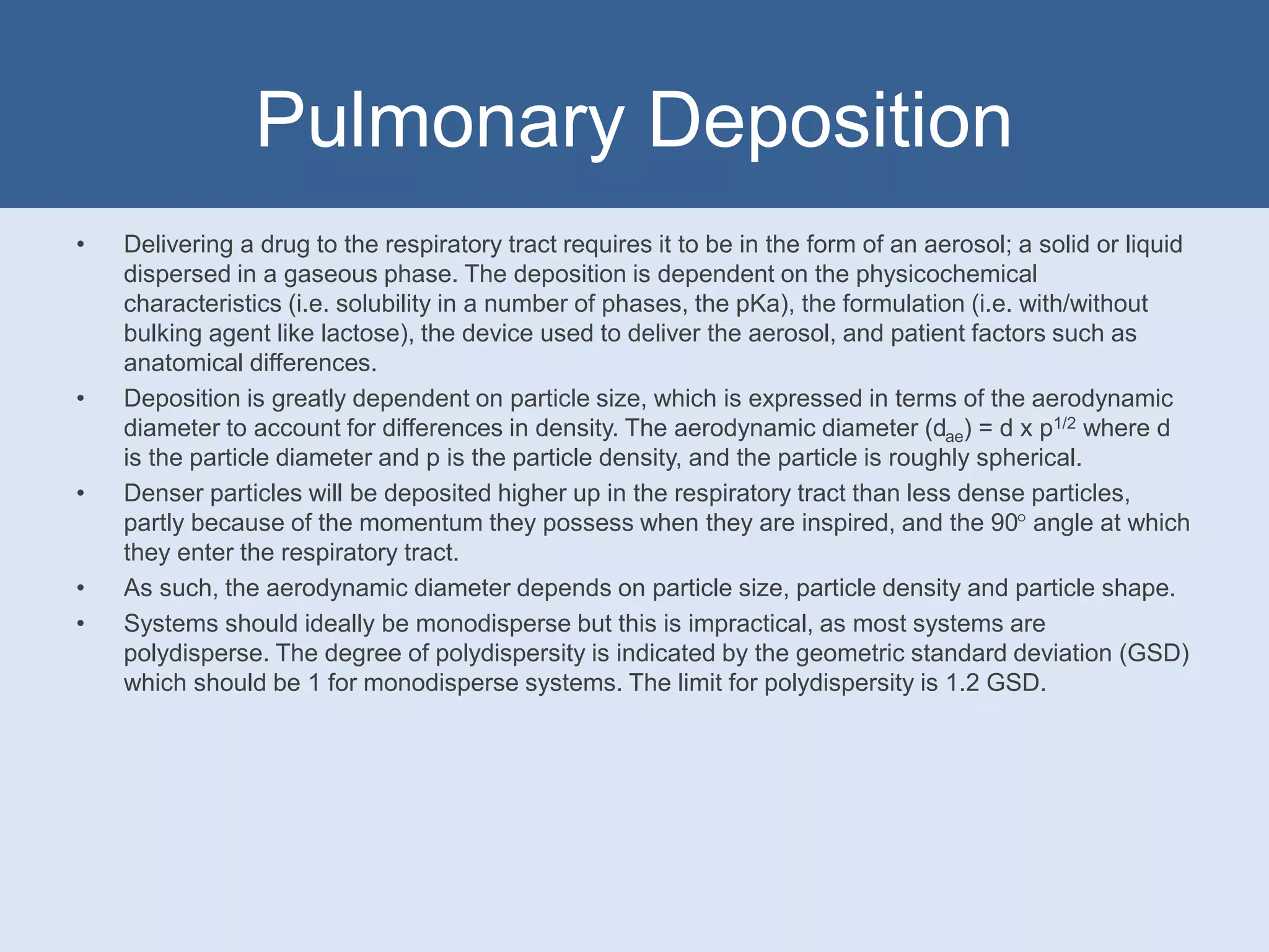 Pulmonary drug delivery | PPTX