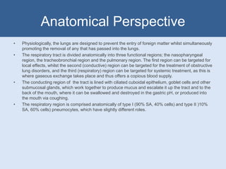 Pulmonary drug delivery | PPTX