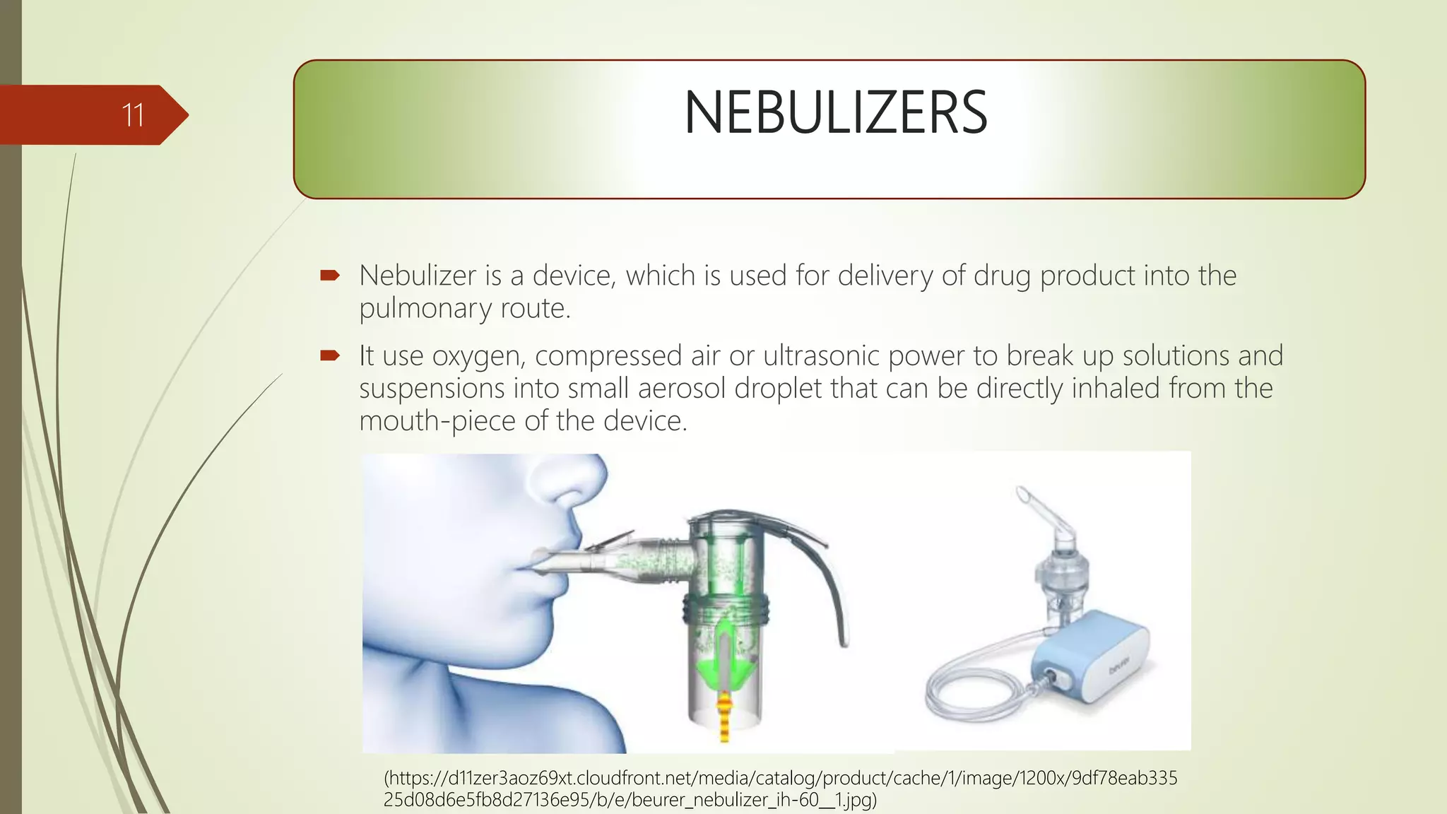 Pulmonary drug delivery system (PDDS) | PPTX