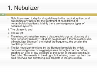 Pulmonary drug delivery system | PPTX