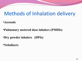 Pulmonary drug delivery system1 | PPT | Lung and Respiratory Health ...