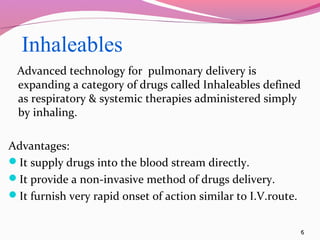 Pulmonary drug delivery system1 | PPT | Lung and Respiratory Health ...
