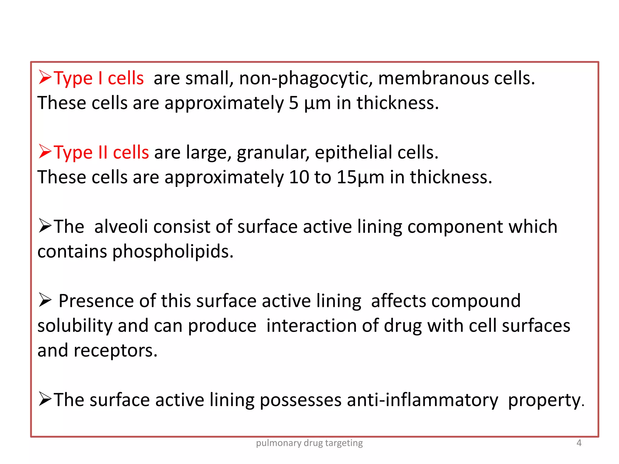 Pulmonary drug targeting | PPTX