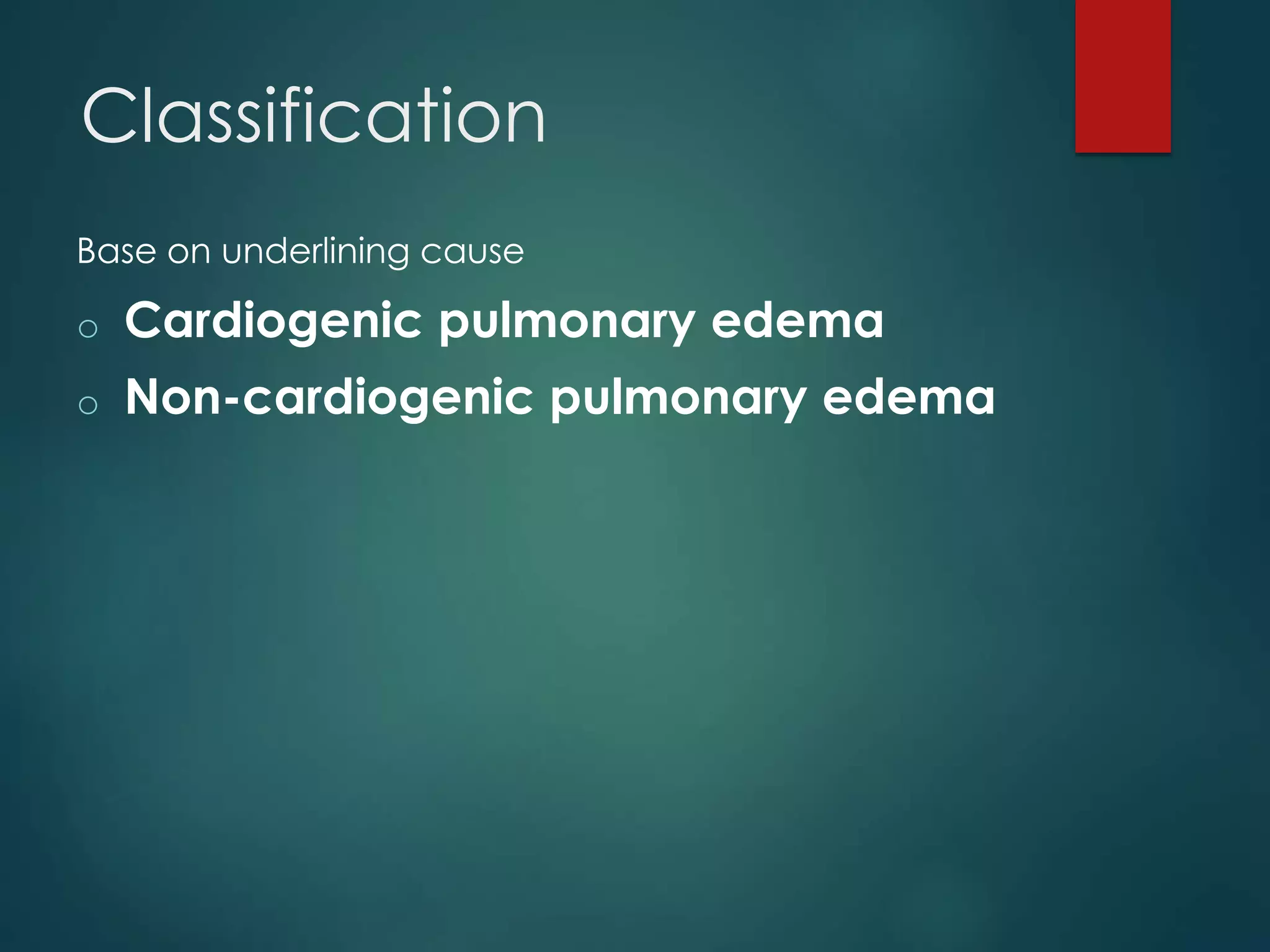 Pulmonary edema | PPTX