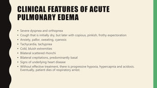 Pulmonary Edema | PPTX