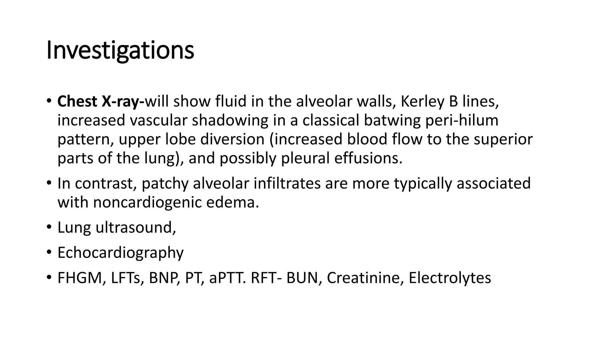 Pulmonary edema | PPTX