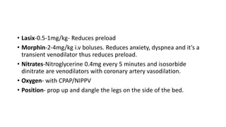 Pulmonary edema | PPTX