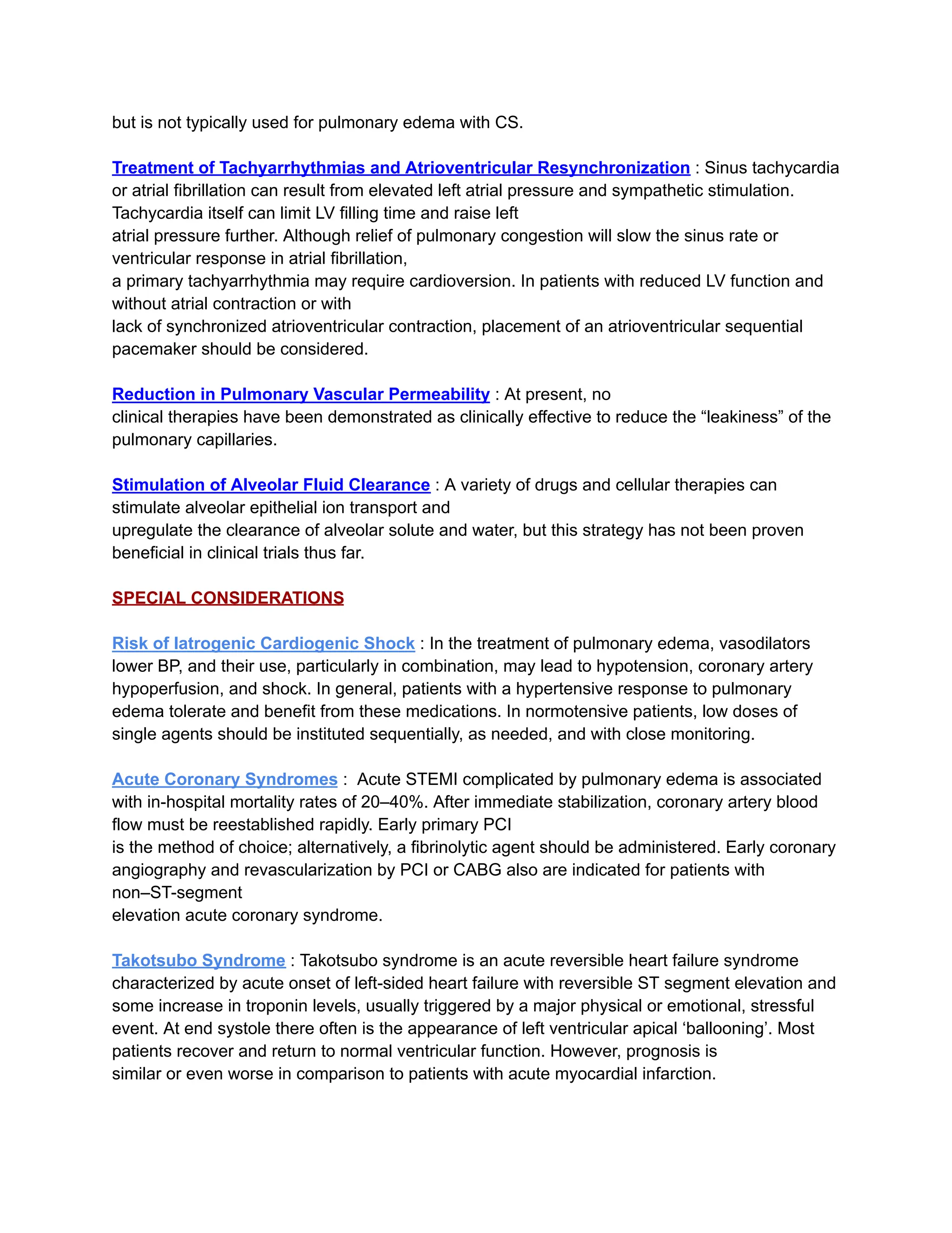 PULMONARY EDEMA - Important Points .pdf