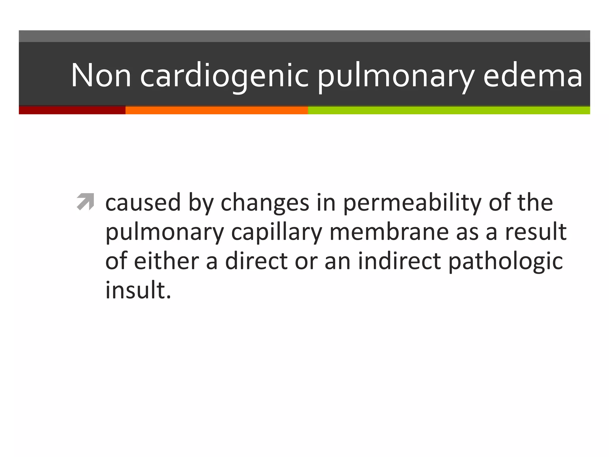 Pulmonary Oedema - Pathophysiology - Approach & Management | PPTX