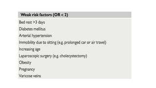 PULMONARY EMBOLISM clinical features and diagnosis | PPTX
