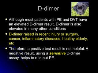 Pulmonary embolism and lung scans | PPT