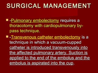 Pulmonary embolism | PPT